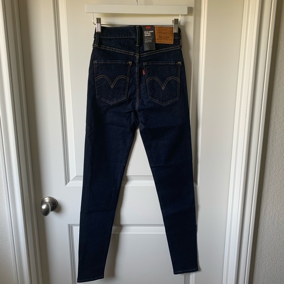 Levi's | Jeans | Levis Mile High Rise Super Skinny Celestial Rinse ...